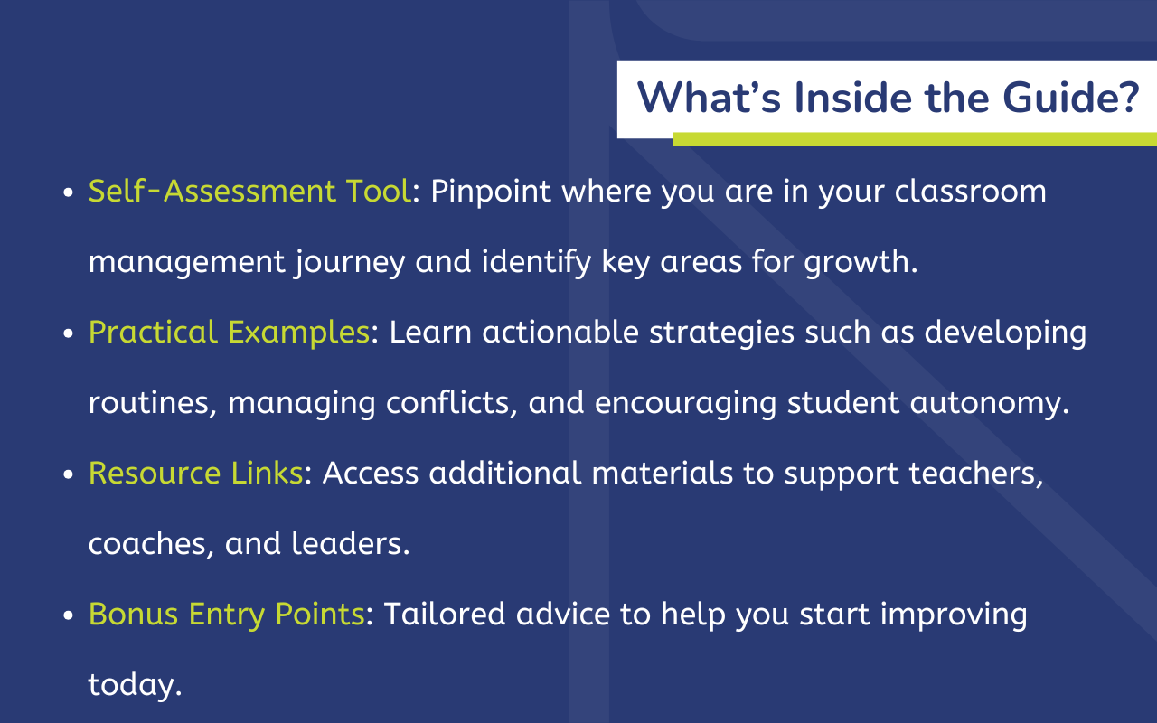 Classroom Management - STRIVE TLC