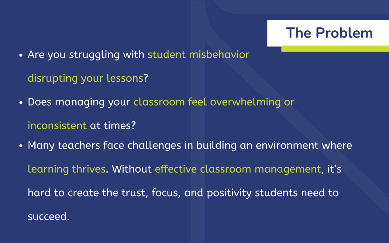 Classroom Management - STRIVE TLC