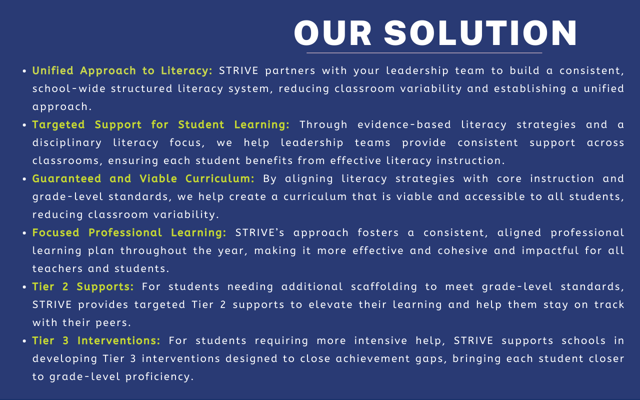 Literacy - STRIVE TLC